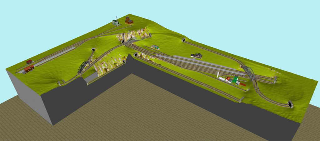 Minitrix-Gleisplan - Lange Fahrstrecken auf ca. 5qm - Modellbahngleispläne